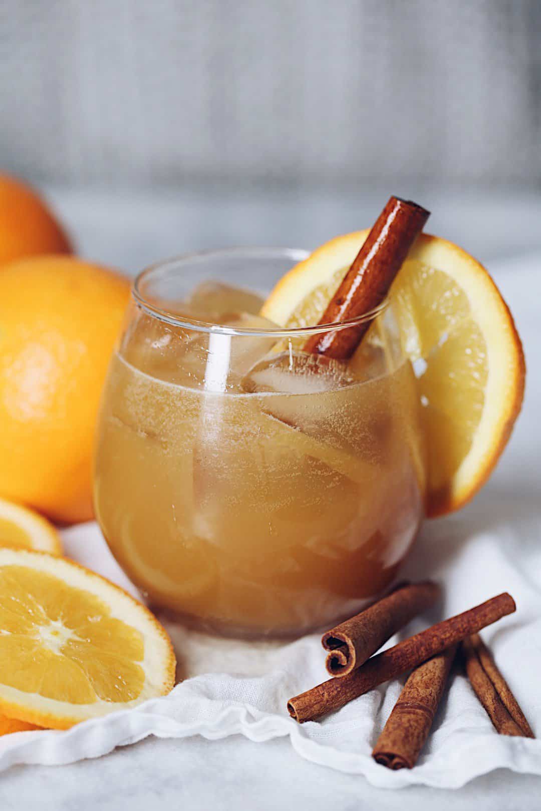 My Favorite Holiday Drink: Cinnamon Mocktail - The Handsome Home