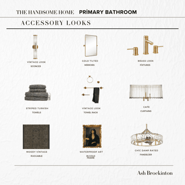 My Fancy Bathroom Mood Boards Plus How I Make Them - The Handsome Home